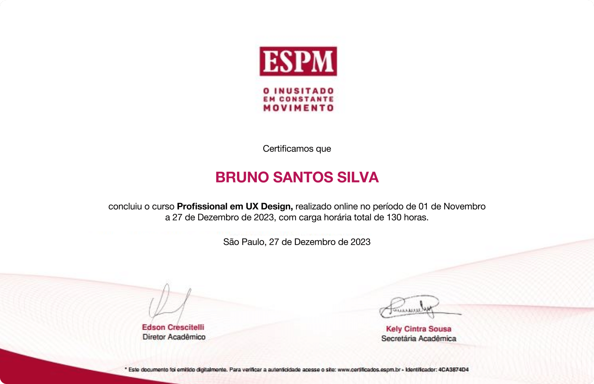 UX Design Professional Certificate | ESPM